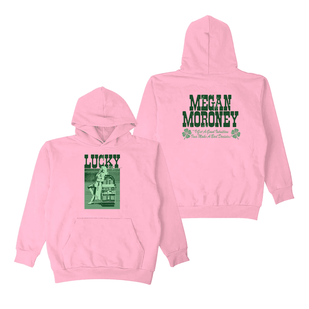 Megan Moroney Merch Hoodie Lucky Portrait Album Cover Long Sleeve ...