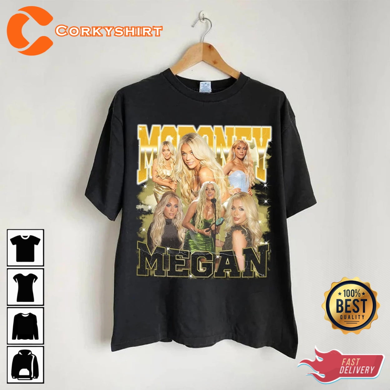 Megan Moroney Merch Vintage 90s - Walmart.com