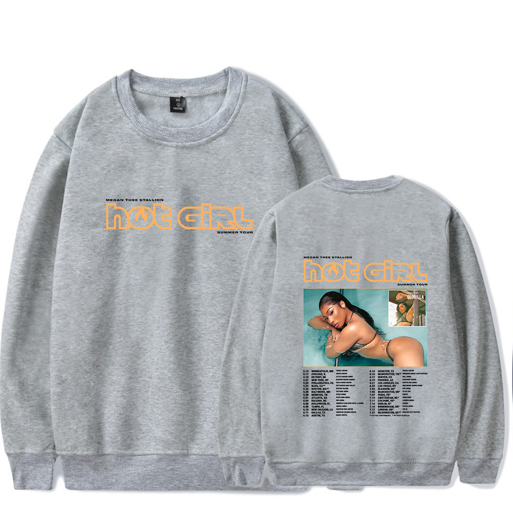 Megan Thee Stallion 2024 Tour Merch Longsleeve Crewneck Hoodie ...