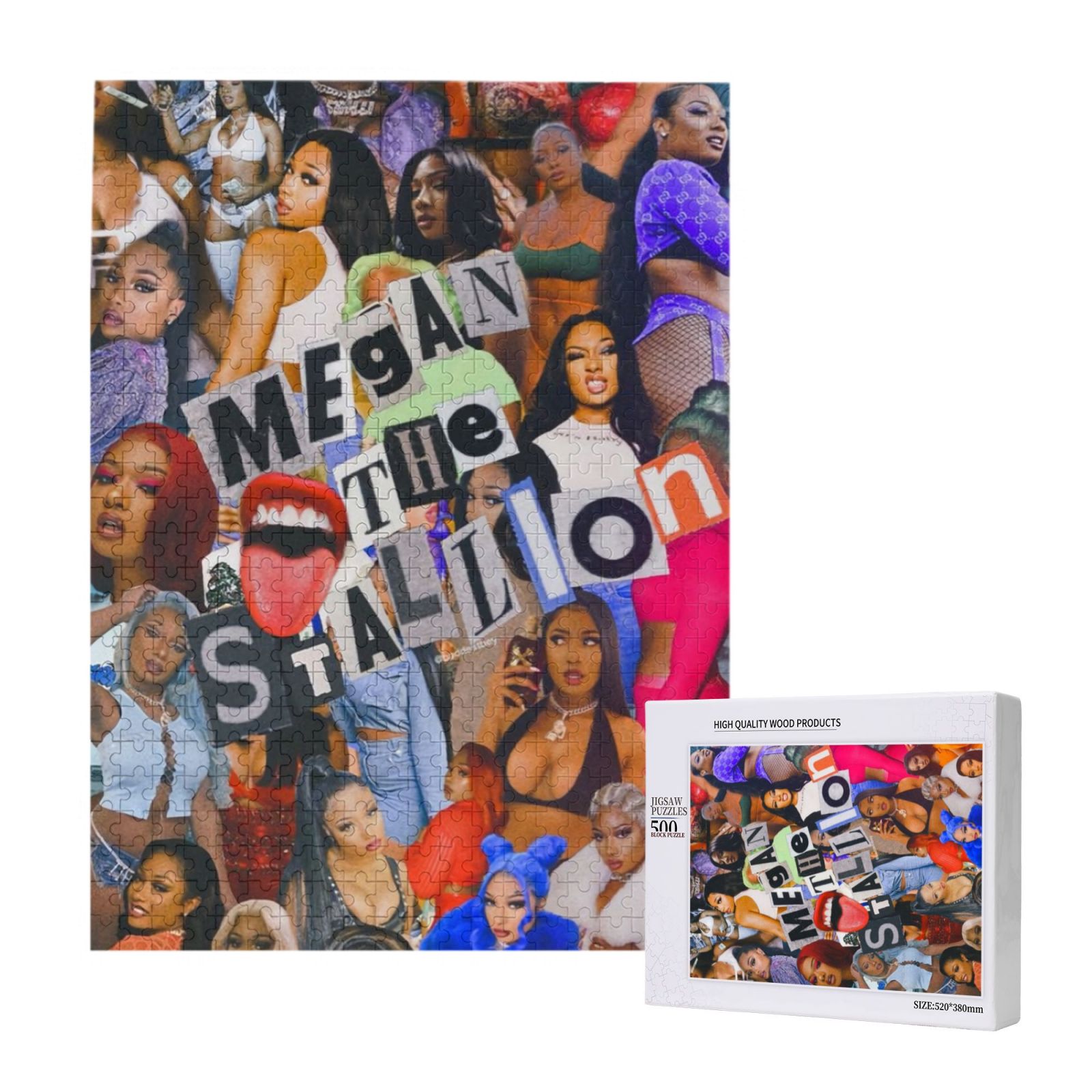 Megan Thee Stallion Anime Puzzles Boys Girls Teens 300/500/1000 Piece ...