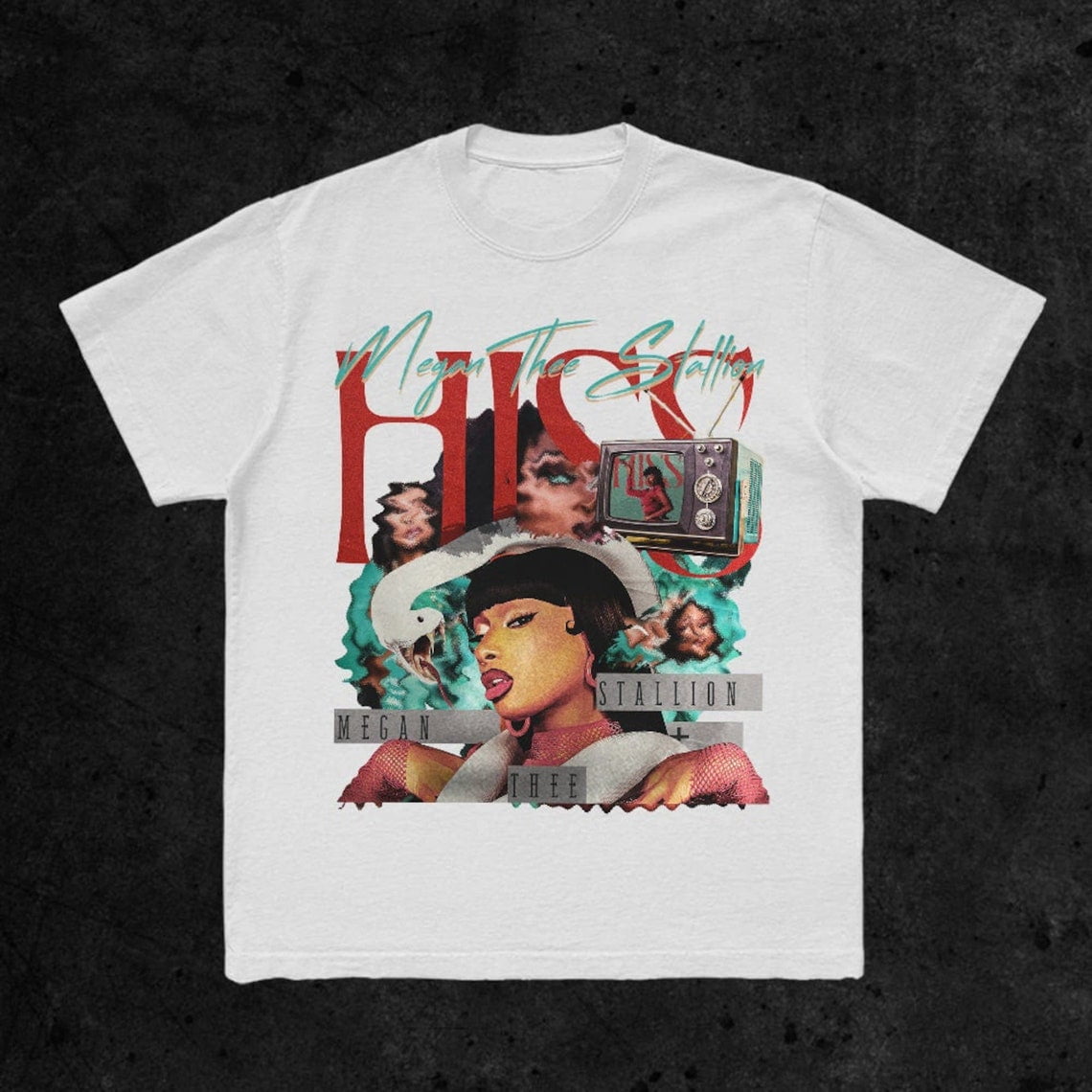 Megan Thee Stallion Hiss Vintage 90s Shirt, Bootleg Rapper Retro Gift ...