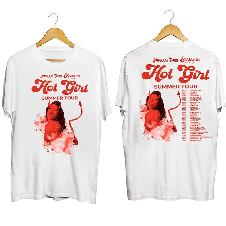 Megan Thee Stallion Hot Girl Summer Tour 2024 Shirt, Megan Thee ...
