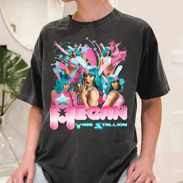 Megan Thee Stallion Rapper Shirt, Megan Thee Stallion 90s Rapper Shirt ...