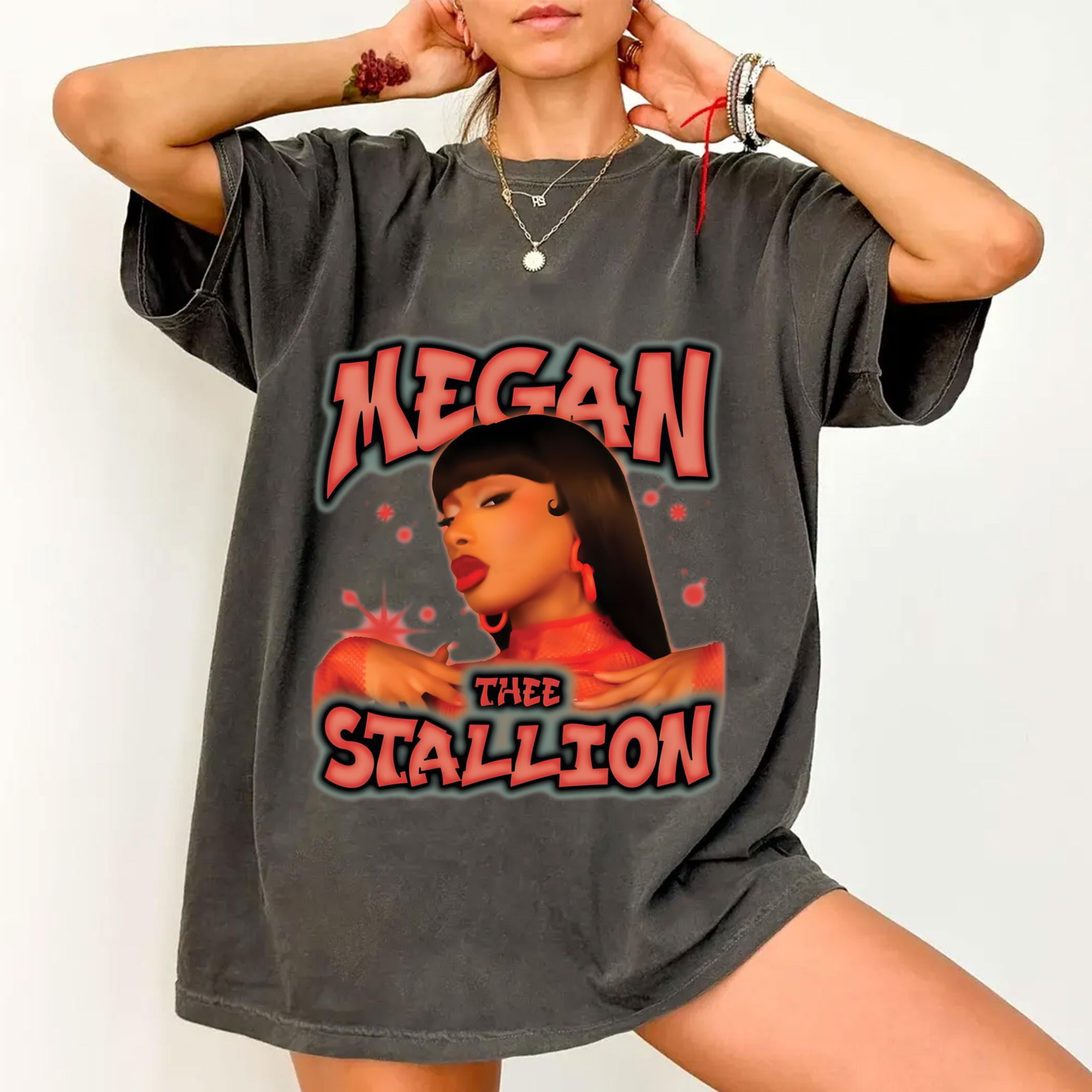 Megan Thee Stallion Shirt Vintage Megan Thee Stallion Graphic Tee ...