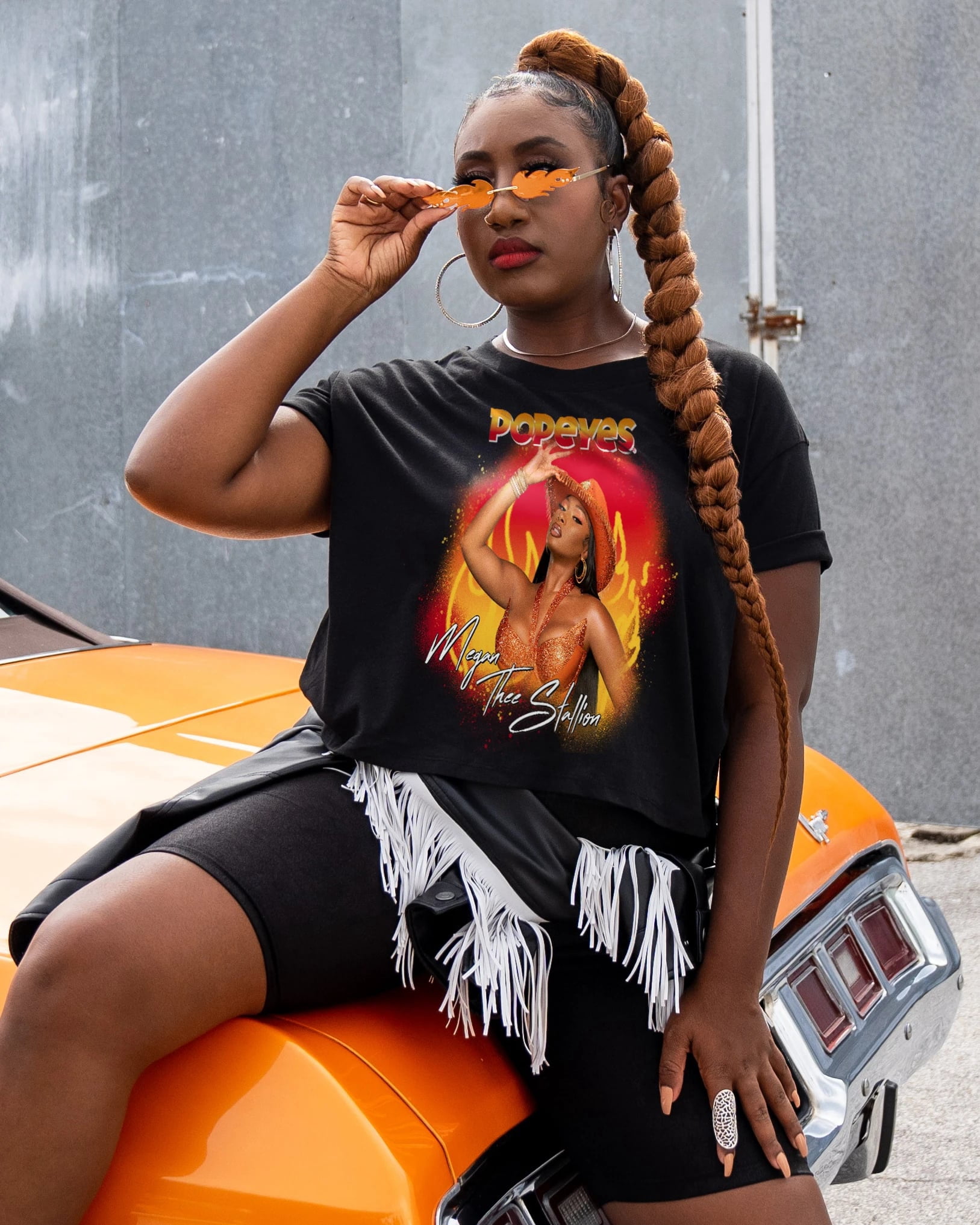 Megan Thee Stallion x Popeyes New Nostalgia Collection shirts ., The ...