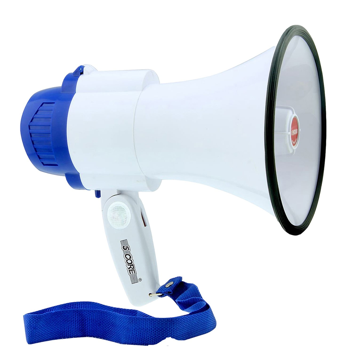 Megaphone Bullhorn Cheer Horn Mic Recording Siren Blow Horn Hand Held ...