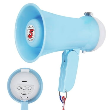 Megaphone with Speaker Microphone Siren and 240-Second Recording ...