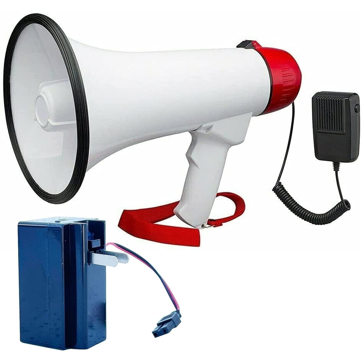 Megaphone Handheld Bullhorn Cheer Loudspeaker Bull Horn Speaker ...