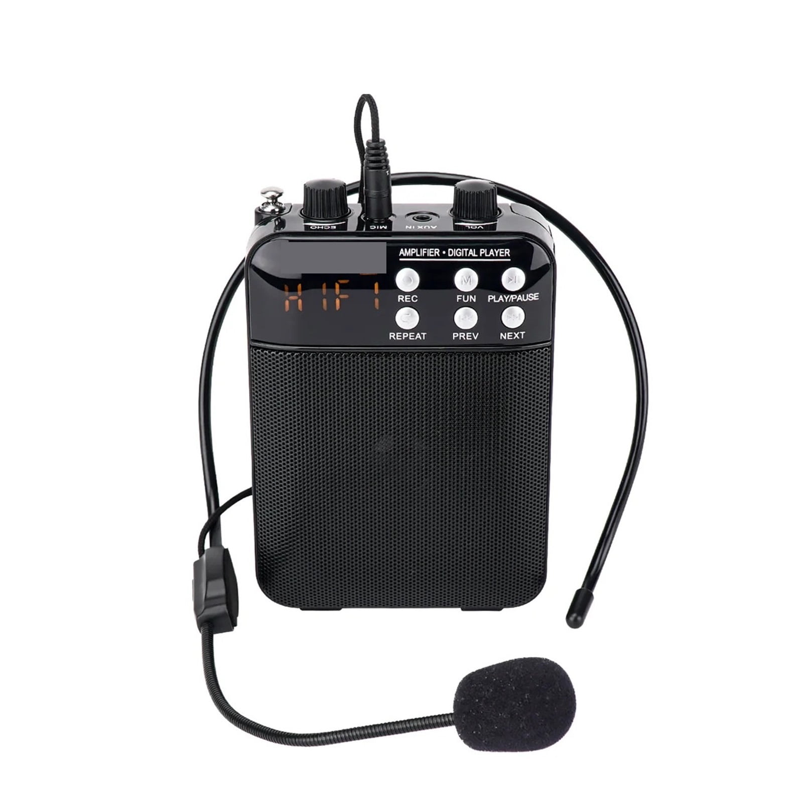 Megaphone Portable 3W FM Recording Voice Amplifier Teacher Microphone ...