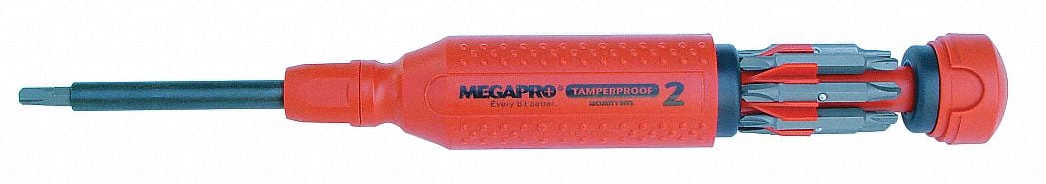 Megapro Multi-Bit Screwdriver, NumBits 7 151TP2-B - Walmart Business ...