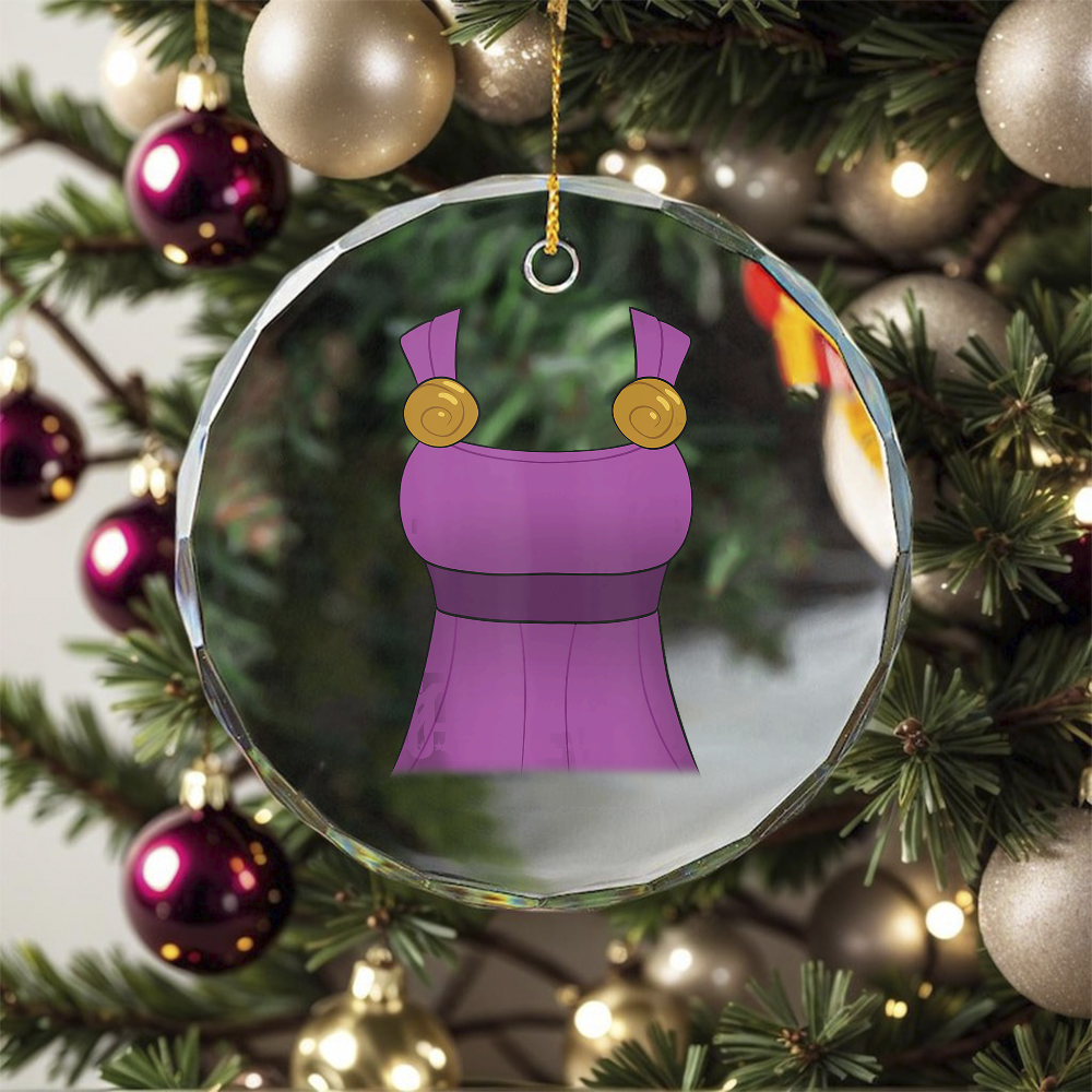 Megara Costume Tank Ornament, Home Decoration, Crystal Glass Ornament ...