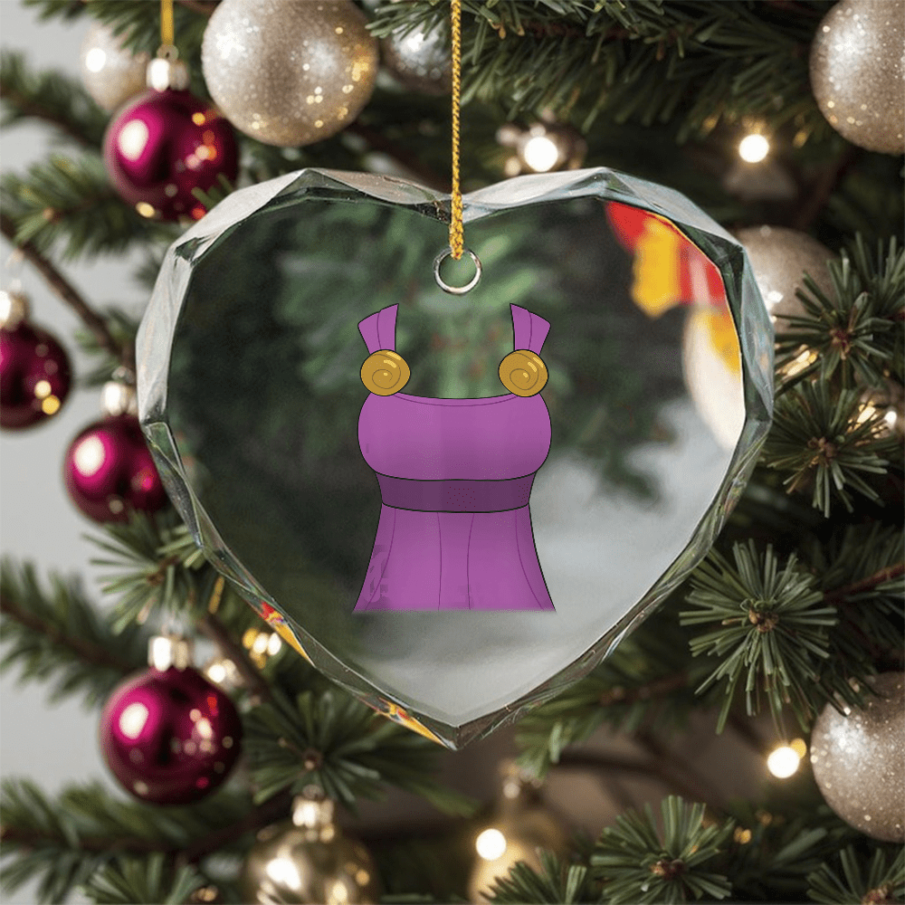 Megara Costume Tank Ornament, Home Decoration, Crystal Glass Ornament ...