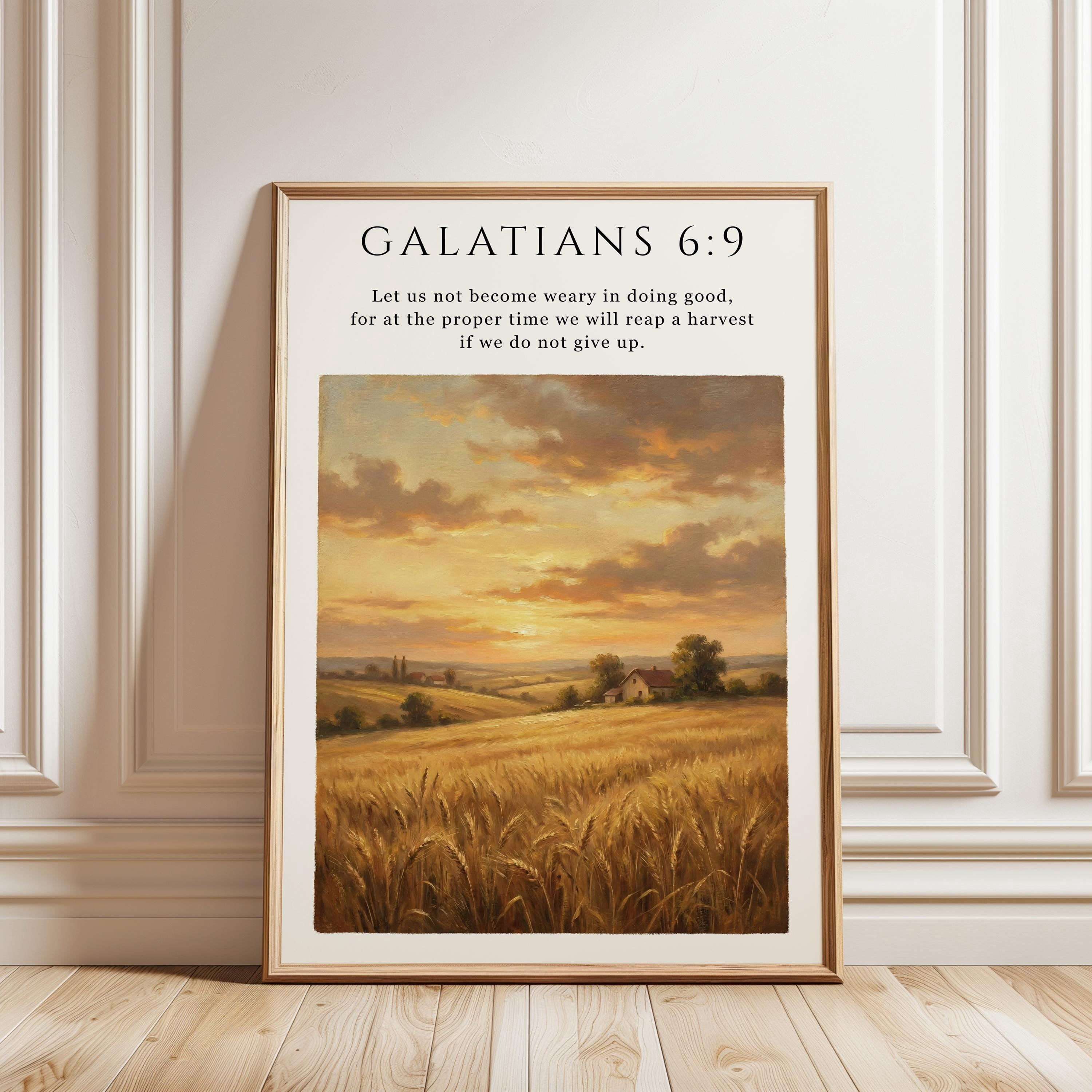Megas Galatians 69 Bible Verse Poster Christian Wall Art Scripture ...