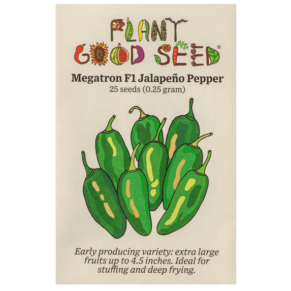 Plant Good Seed Megatron F1 Jalapeno Pepper Seeds for Planting: Jumbo ...
