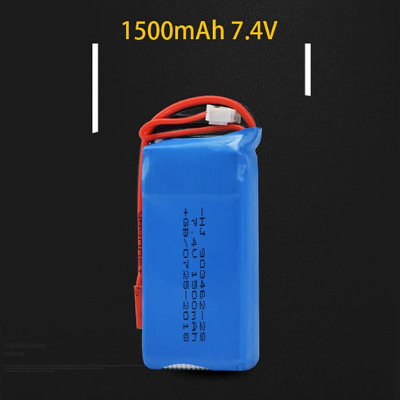Meggemo 7.4v 1500mah Battery Jst Plug For V913/L959/L969/L979/K959/L202 ...