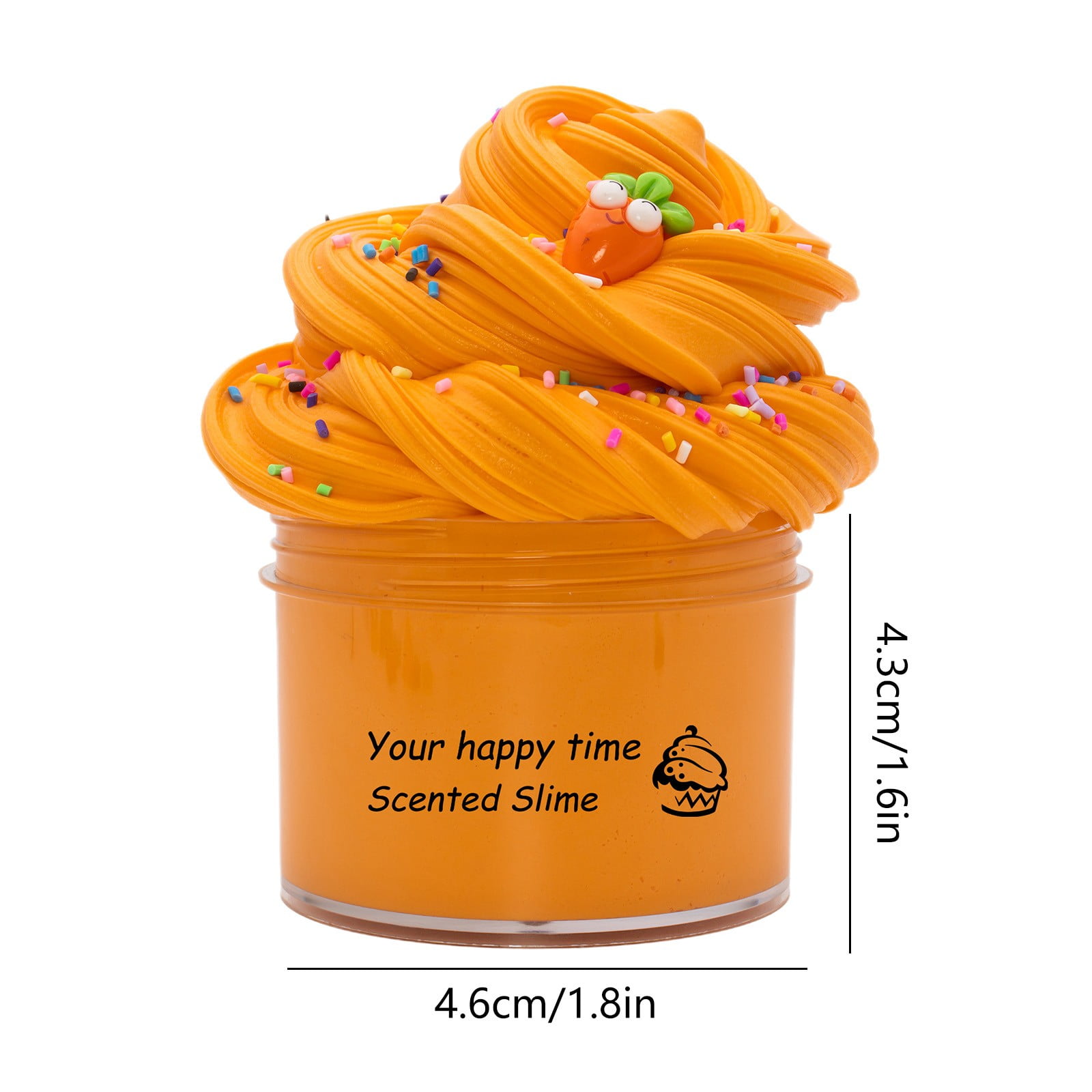 Meggemo 70ml Furry Cloud Butters Slimes Clays Toy Non Settling With Accessories For Stretchy ...