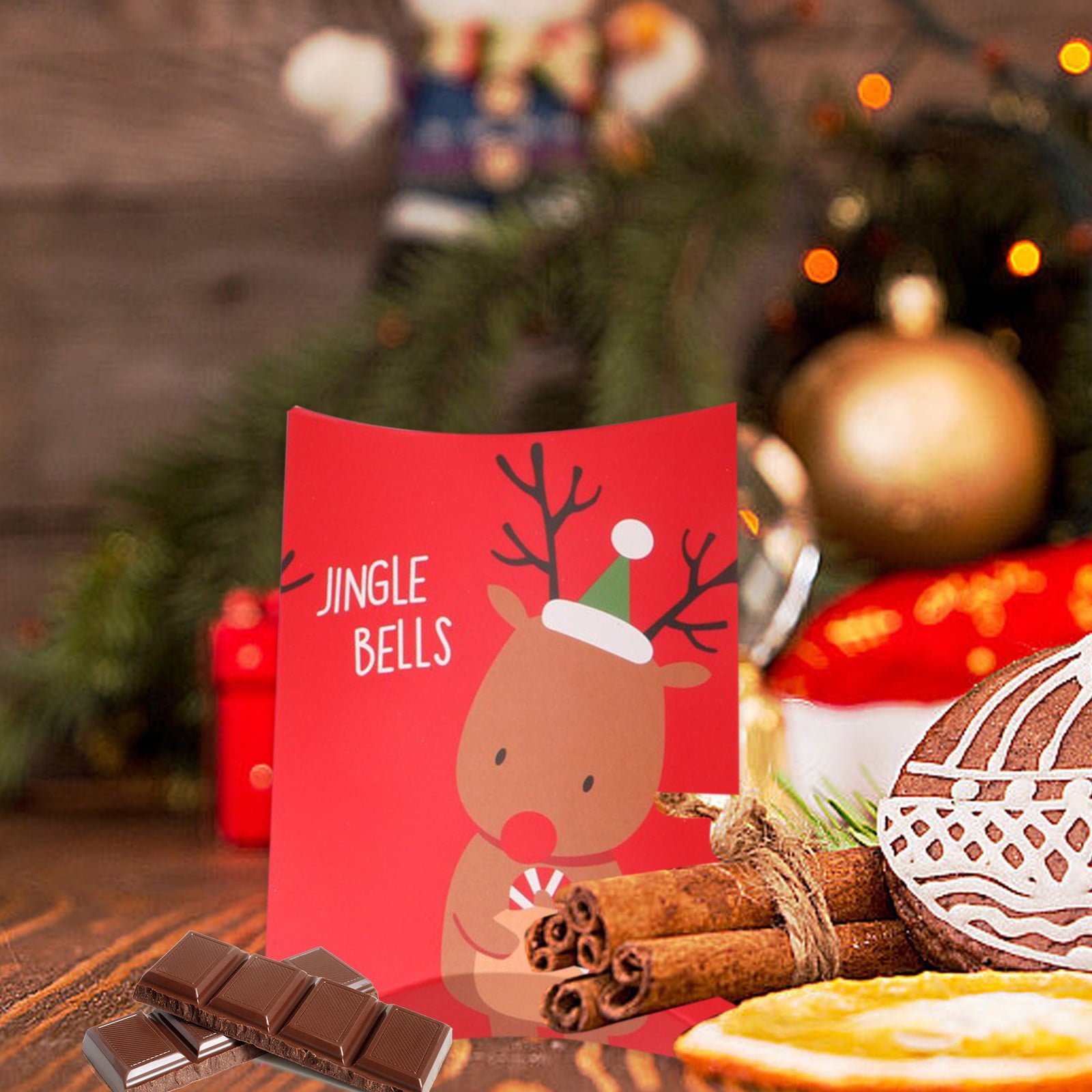 Meggemo Candy Chocolate Gift Boxes Xmas Decorative Storage Boxes for ...