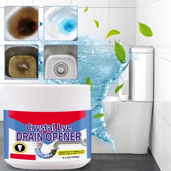 Meggemo Fast Acting Drain Clog Remover Powerful Pipe Cleaner for ...