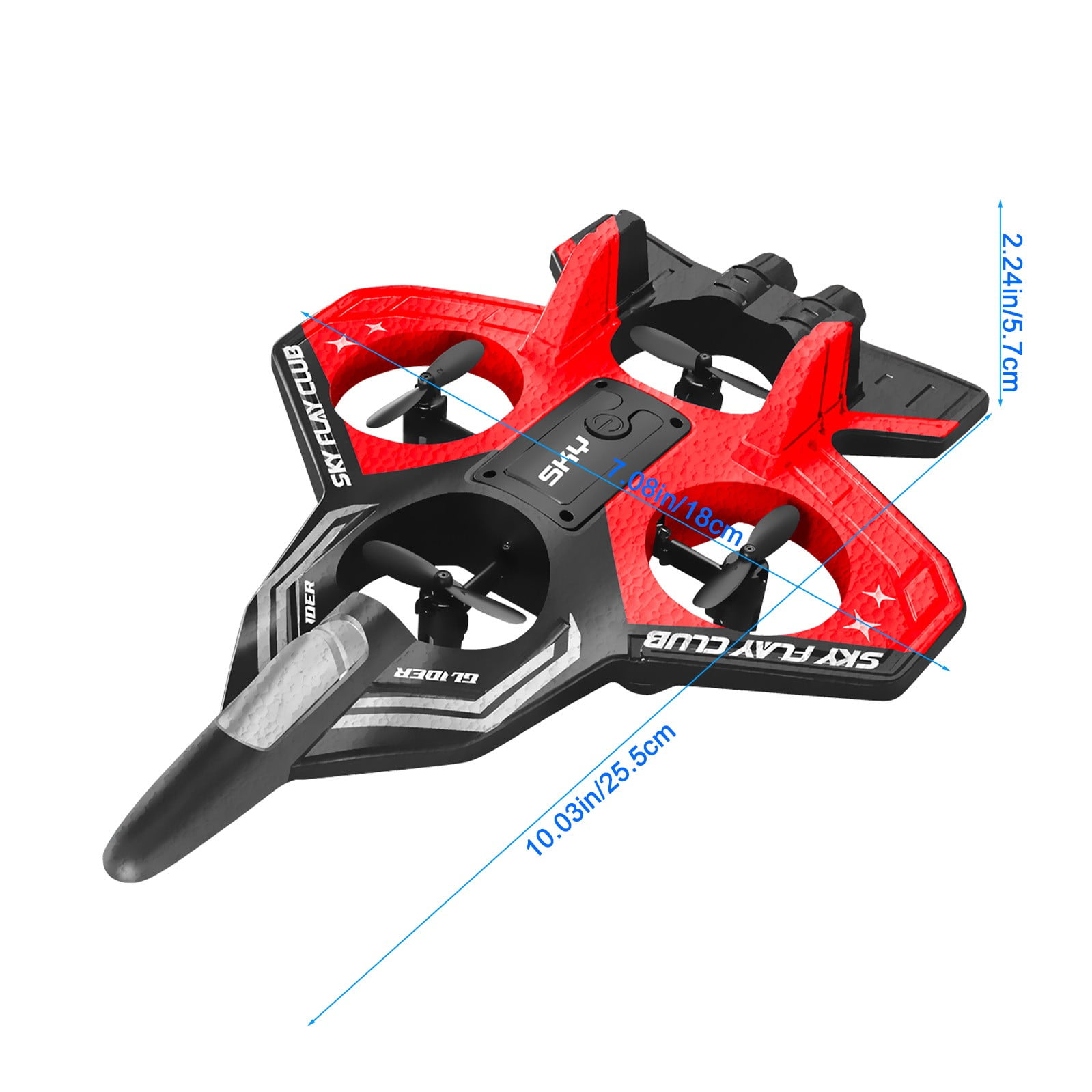 Meggemo Foam Drone Rc Airplane For Beginners, Remote Control Plane ...