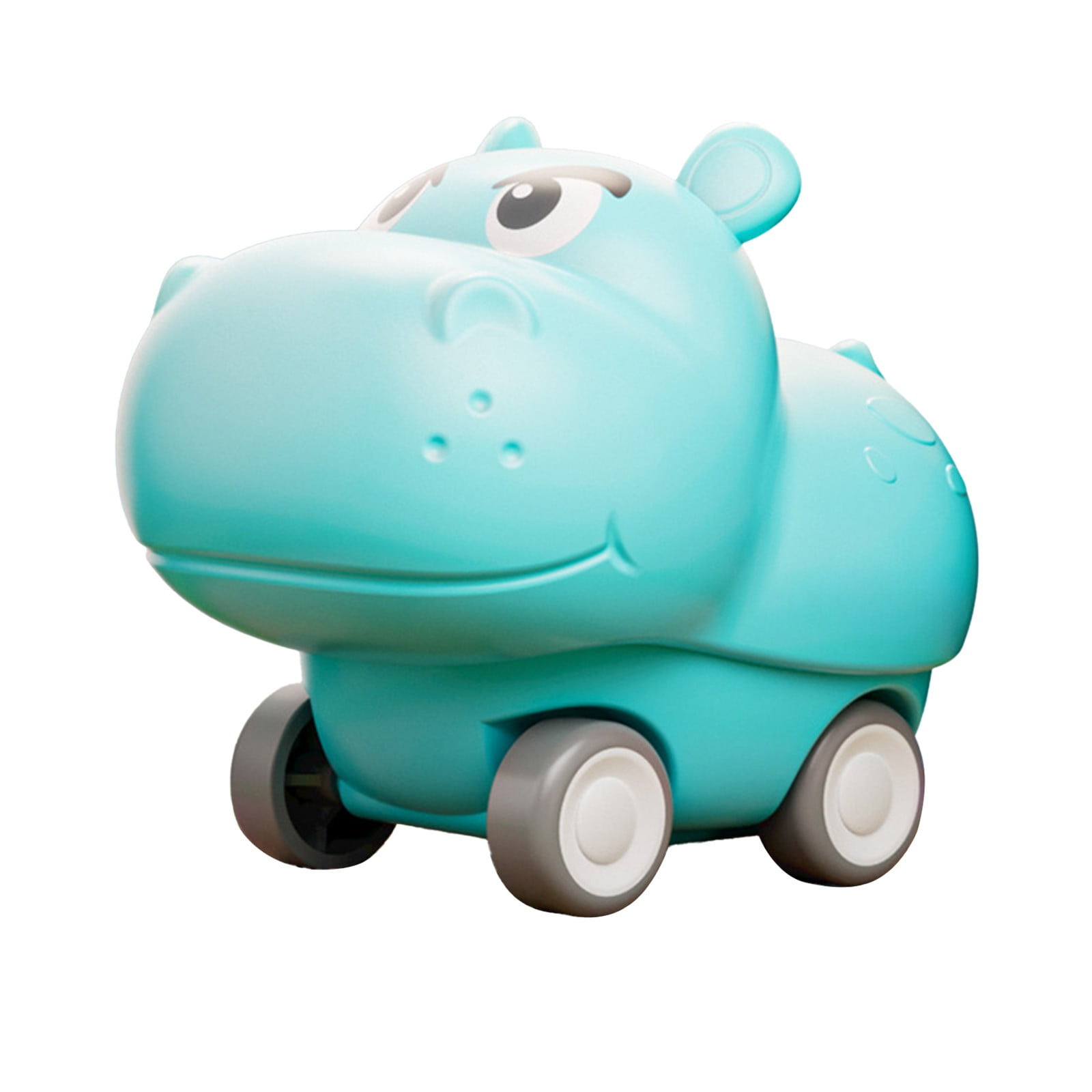 Meggemo Gift Cute Hippopotamus Pet Press Car Toy - Inertial Movement ...