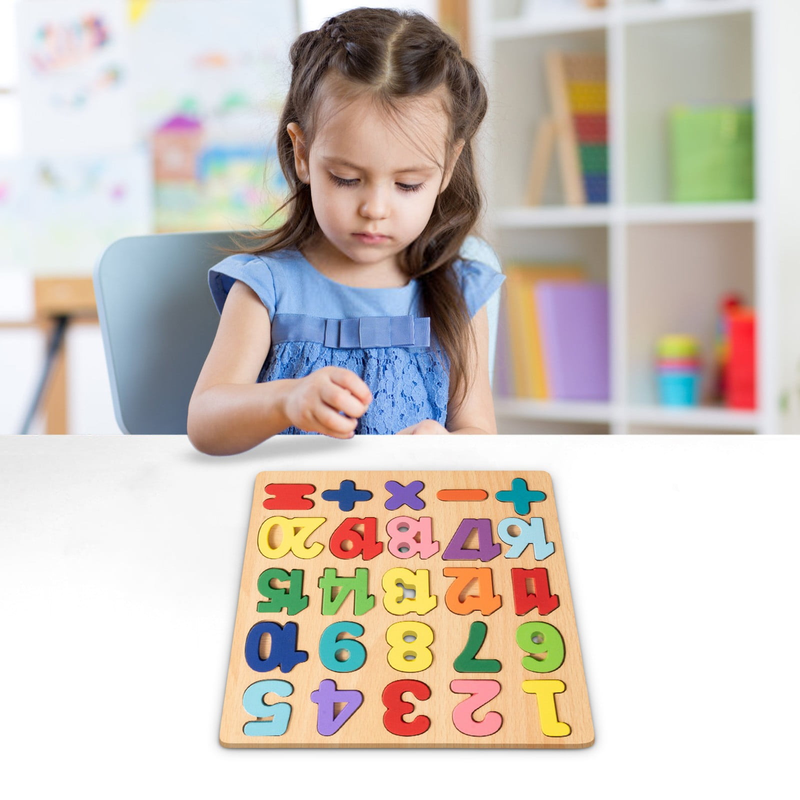 Meggemo Letter Puzzle Board Beginner-Friendly Concentration Practical ...