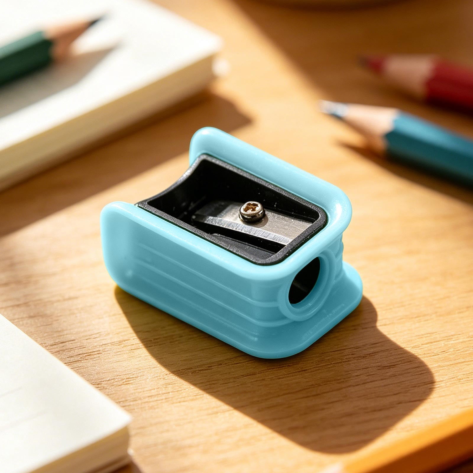 Meggemo Macaron Color Mini Manual Pencil Sharpeners Portable Handheld ...