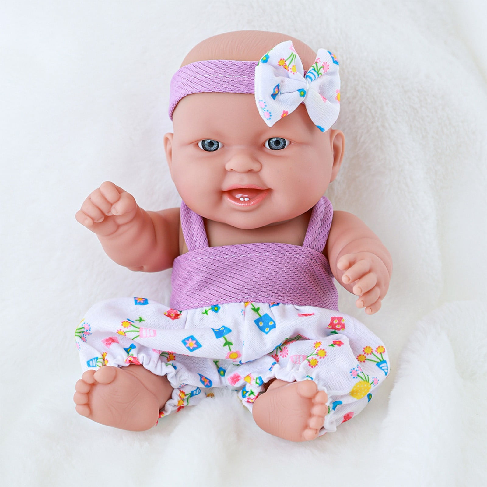 Meggemo Reborn Doll Vinyl Doll Little Ones Companion Simulation Doll ...