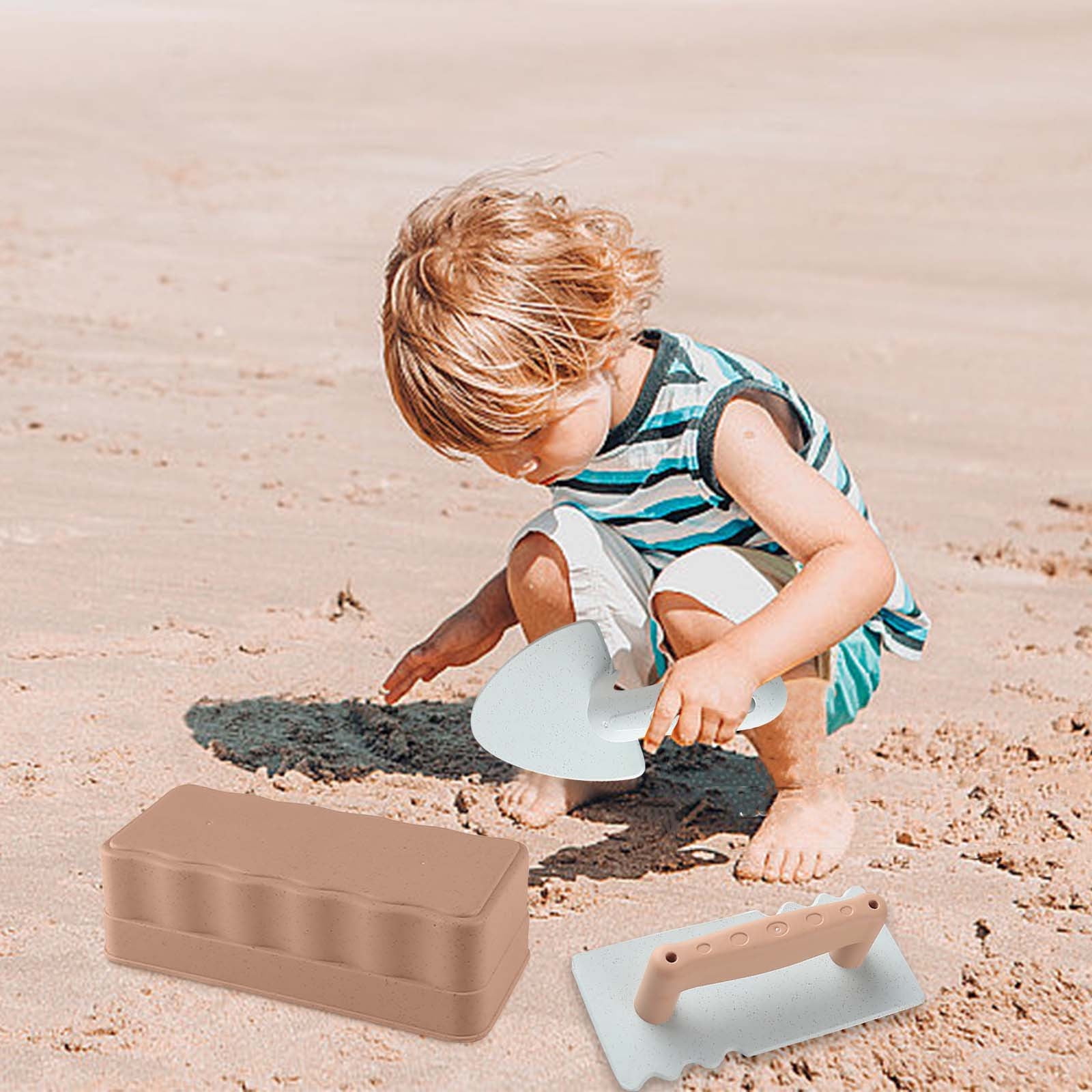 Meggemo Sandcastle Beach Tools,Beach Brick Toys And Sand-Building Wall ...
