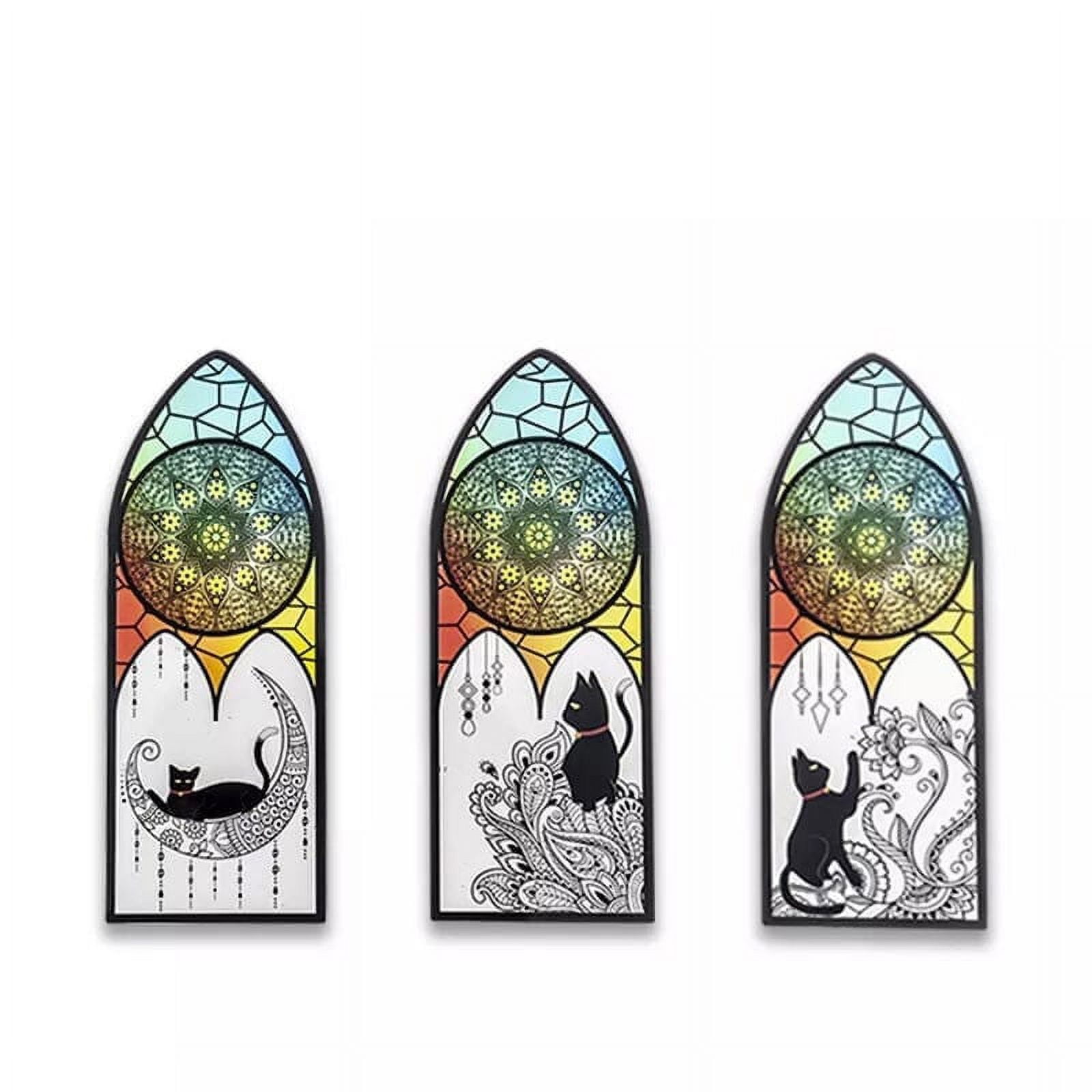 Meggemo Semi Transparent Cat Shaped mark Cute Pet Themed Page Marker ...