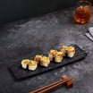 Frcolor Plate Serving Sushi Tray Plates Platter Dumpling Dip Appetizer ...
