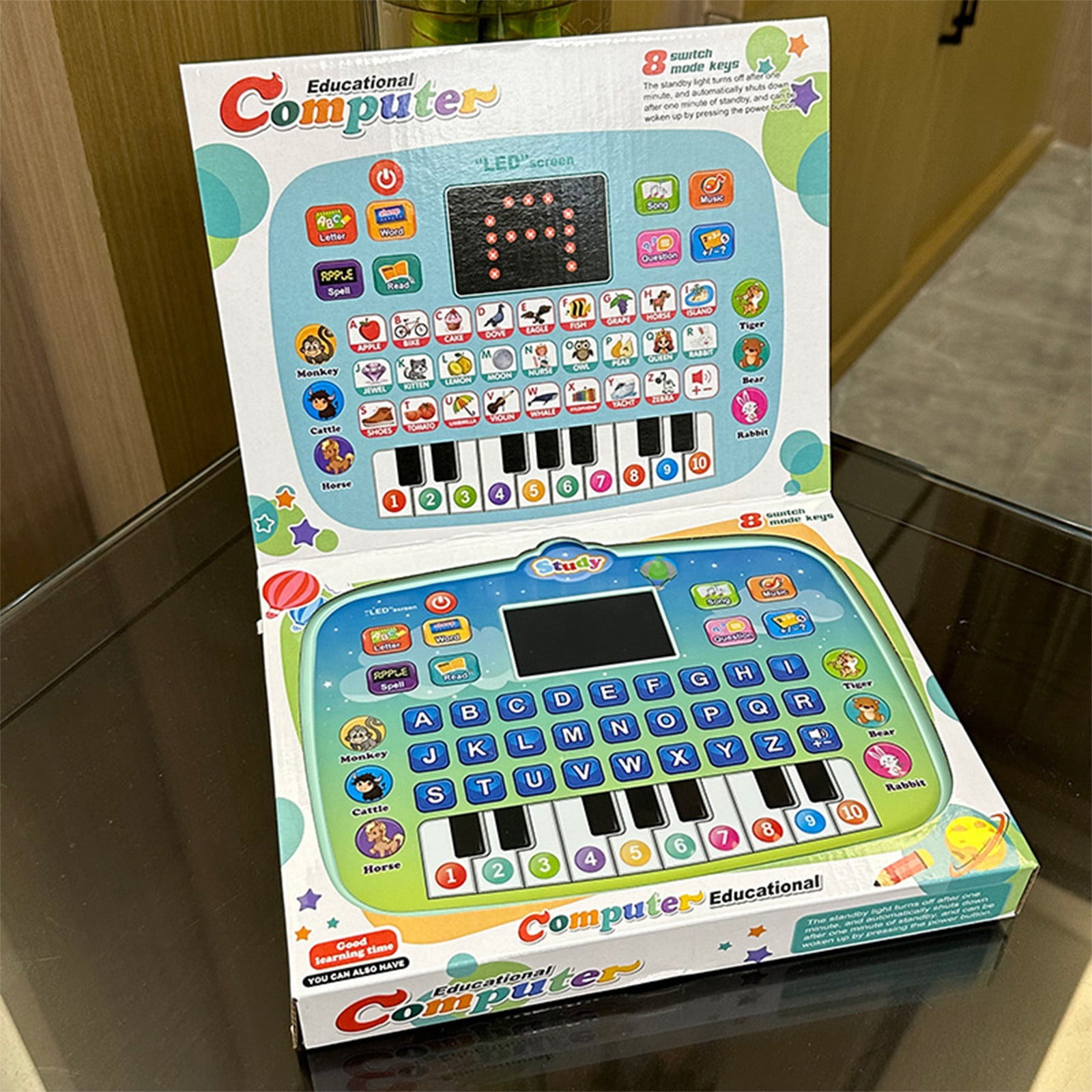 Meggemo Tablet Toddler Learning Pad Interactive Toy With Screen ...