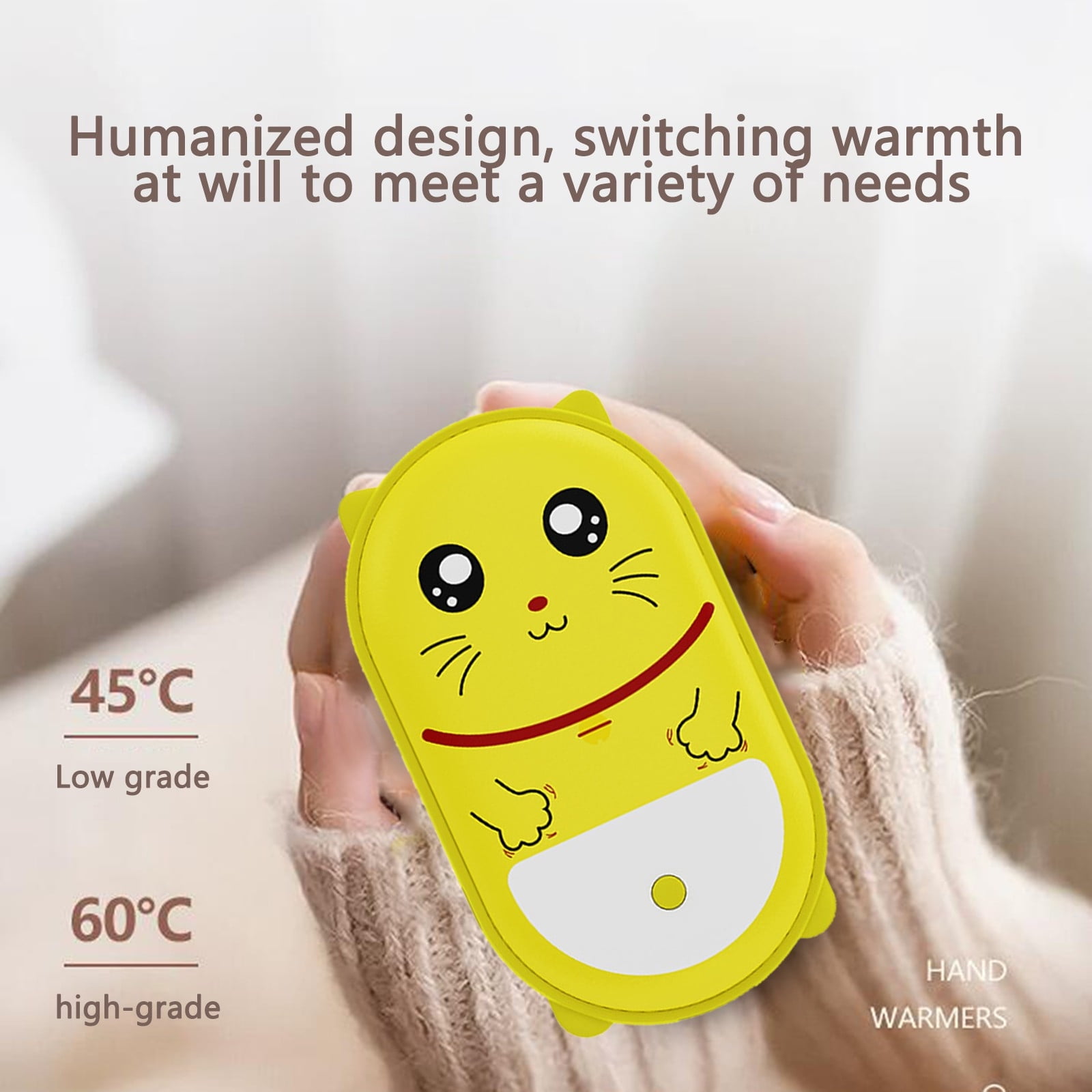 Meggemo USB Hand Warmer Power Bank 2 in 1 10000mAh Portable ...