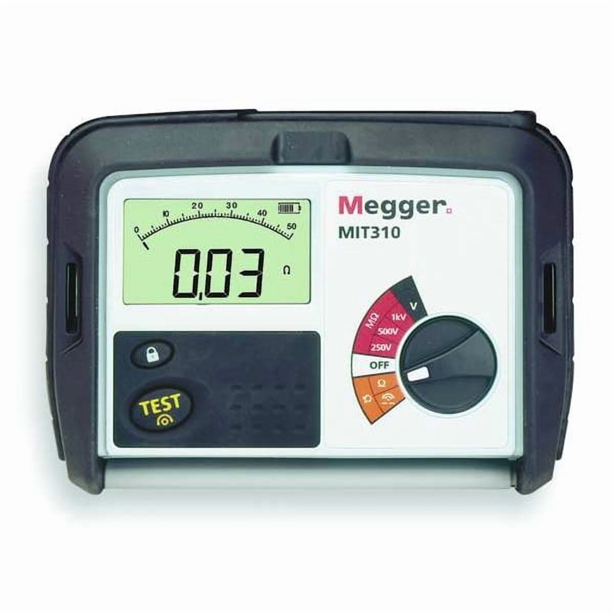 Megger Battery Operated Megohmmeter,1000VDC MIT310 - Walmart.com