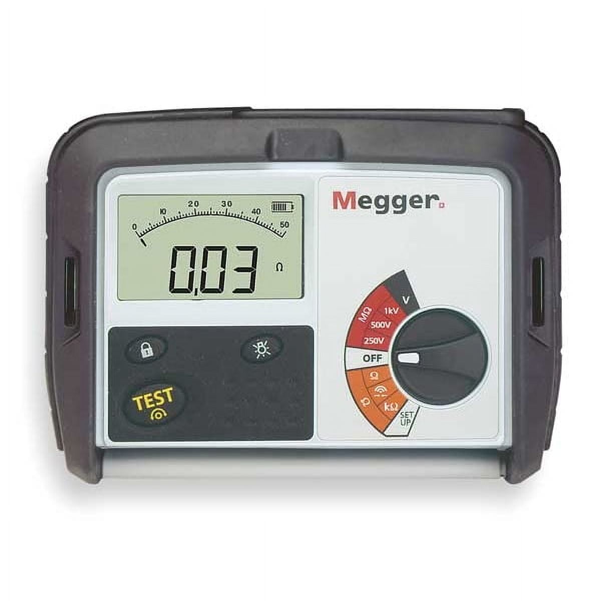 Megger Megohmmeter, 250V DC, LCD MIT330 - Walmart.com