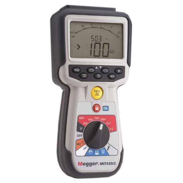 Megger Battery Operated Megohmmeter,1000VDC MIT430/2 - Walmart.com