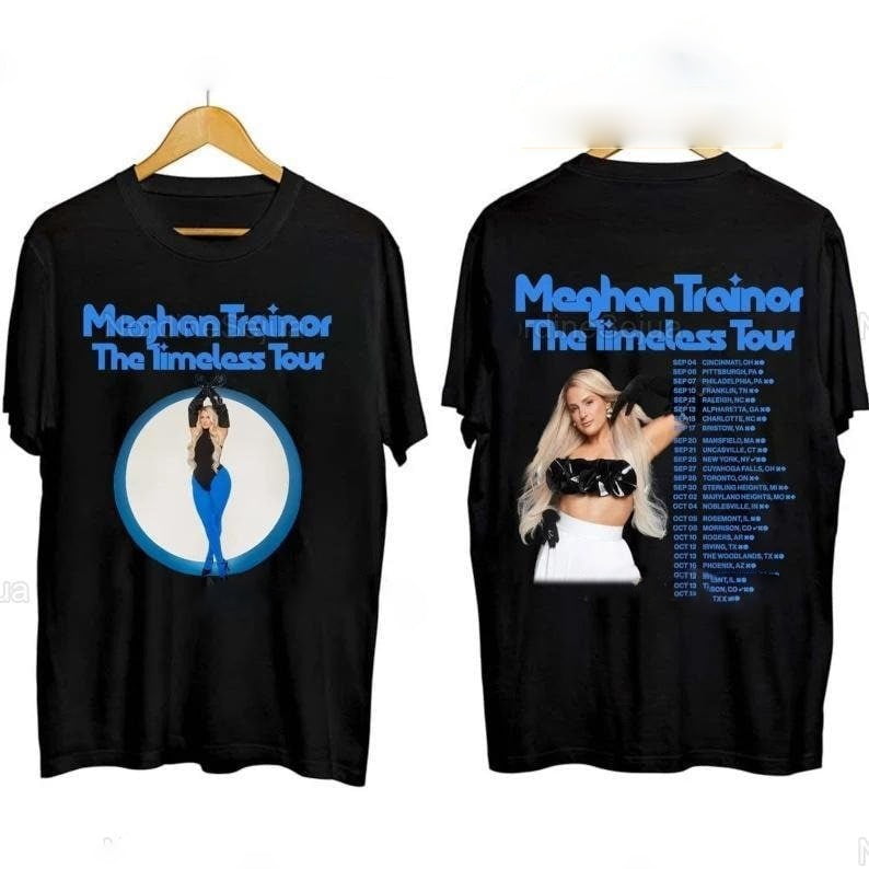 Meghan Trainor The Timeless Tour 2024 T Shirt, Meghan Trainor Fan Shirt ...