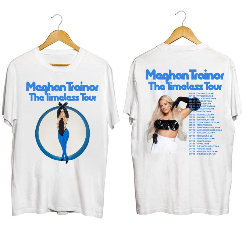 Meghan Trainor The Timeless Tour 2024 T Shirt, Meghan Trainor Fan ...