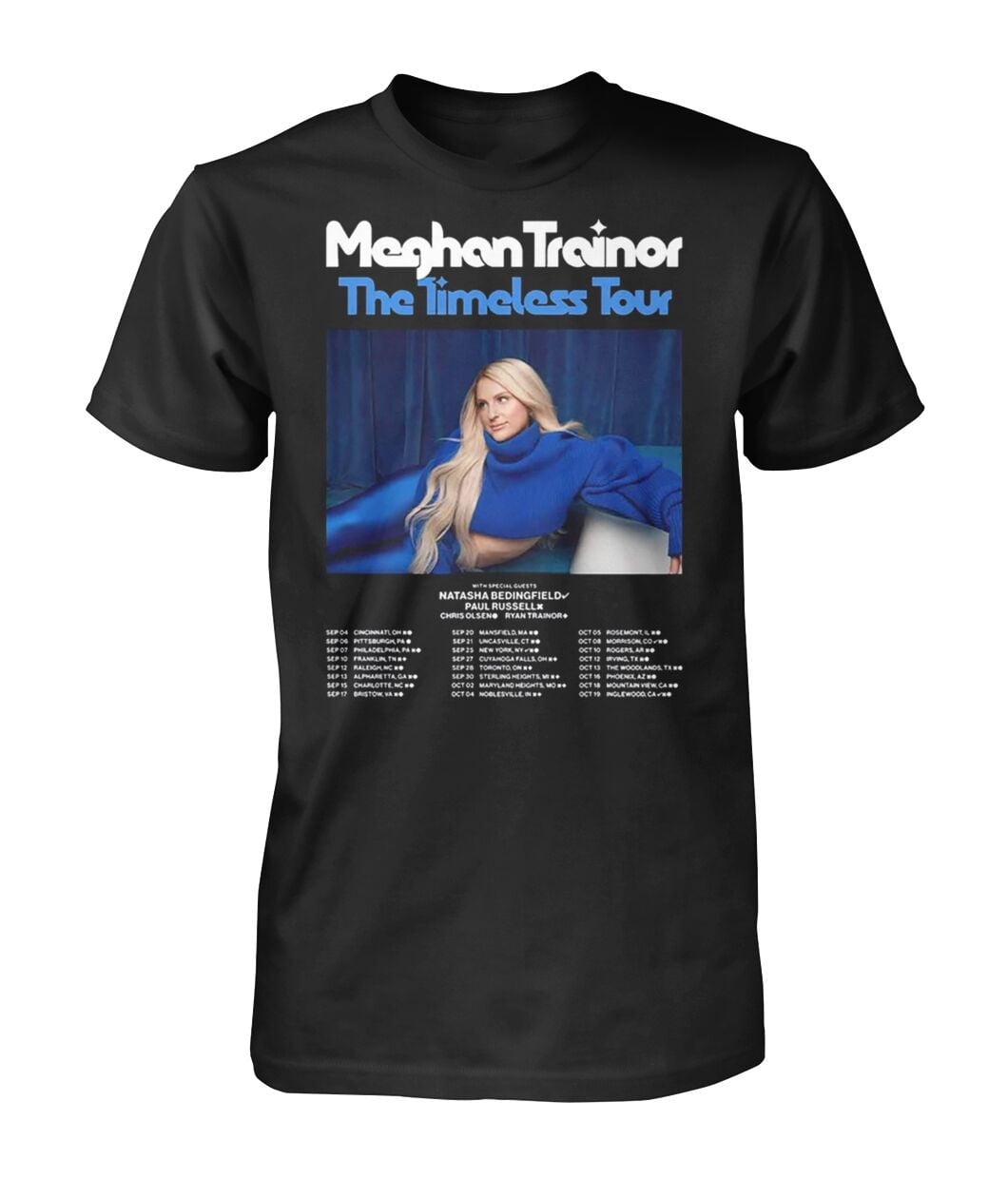 Meghan Trainor The Timeless Tour 2024 Tee T shirt S-4XL ZZ276 - Walmart.com
