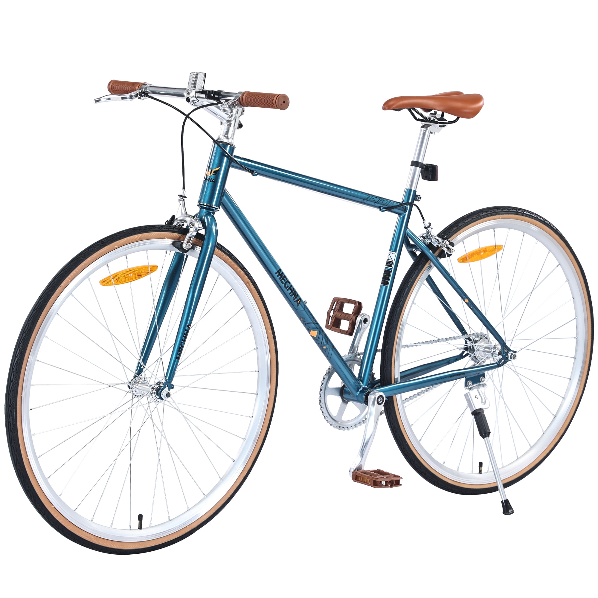 Meghna 700C Hybrid Bike Double Brake Single Speed for Unisex Adult ...