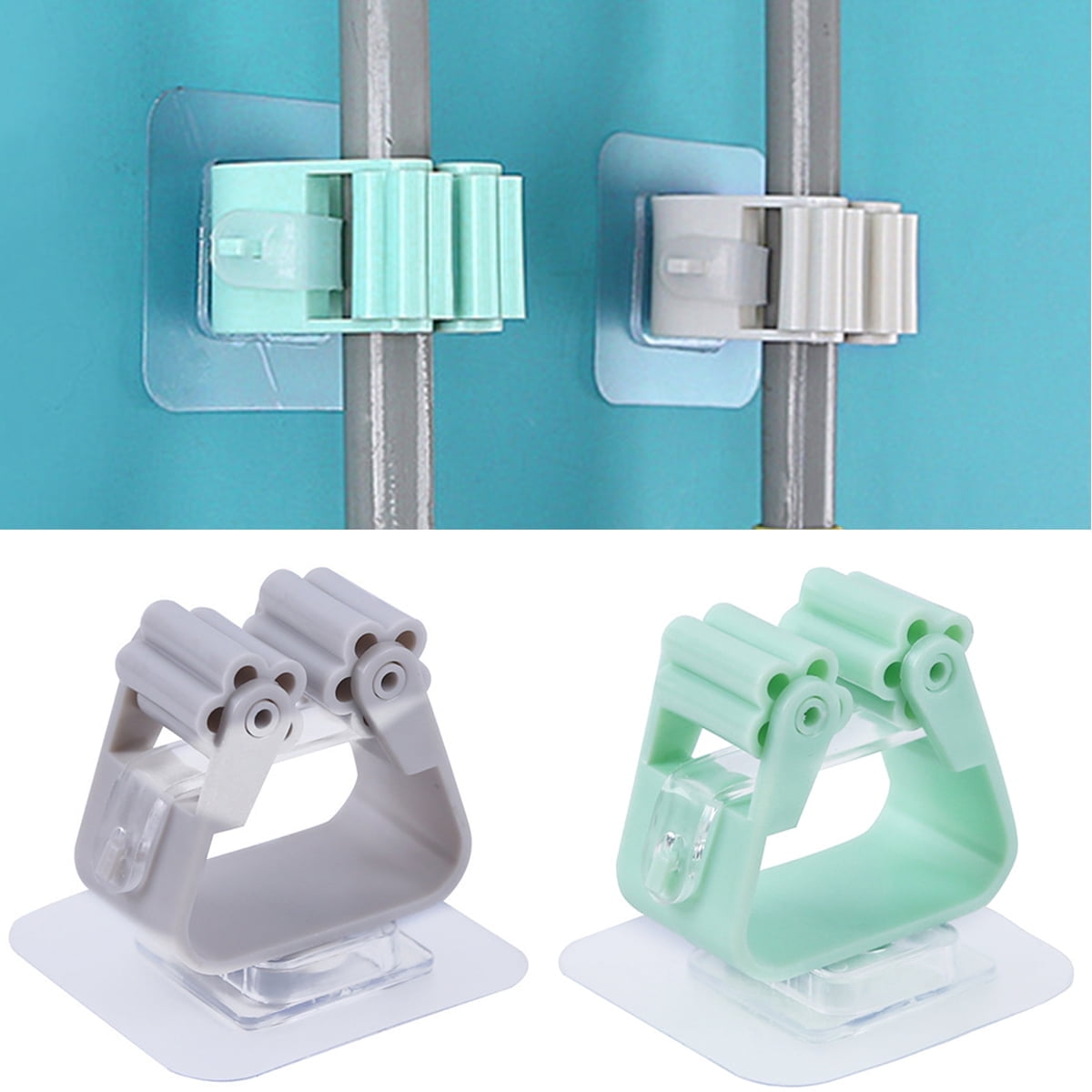 Megngio 8Packs Broom Holder, Sturdy Broom Holder Wall Mount, Broom ...