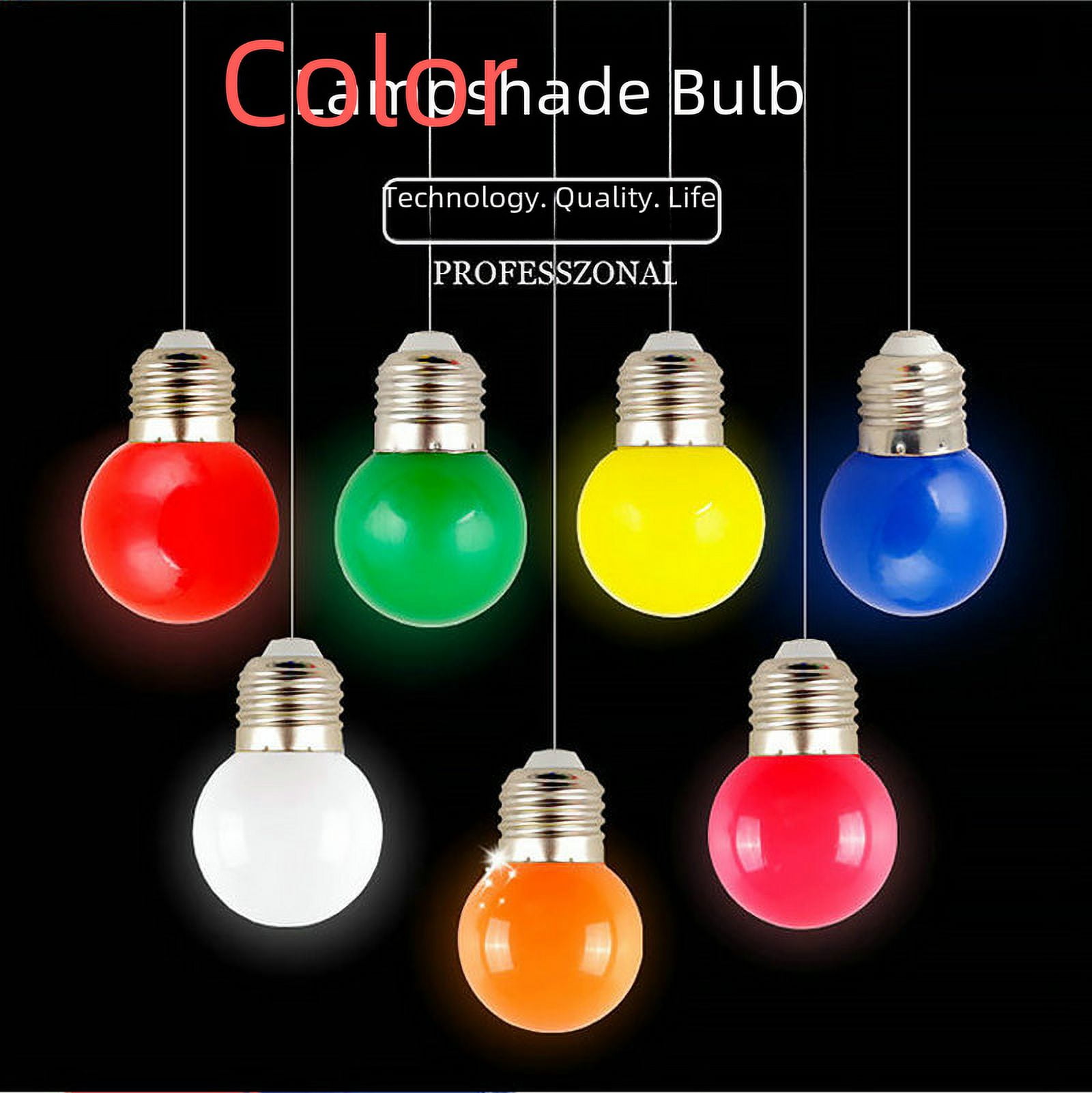 Megngio Special LED color bulb outdoor waterproof bulb Lantern string ...