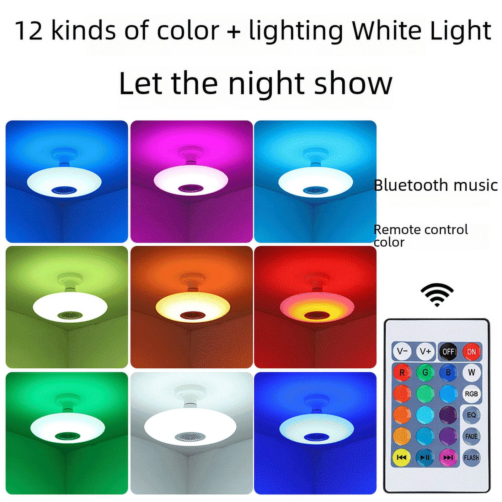 Megngio Wide pressure Bluetooth music Light led flying saucer light ...