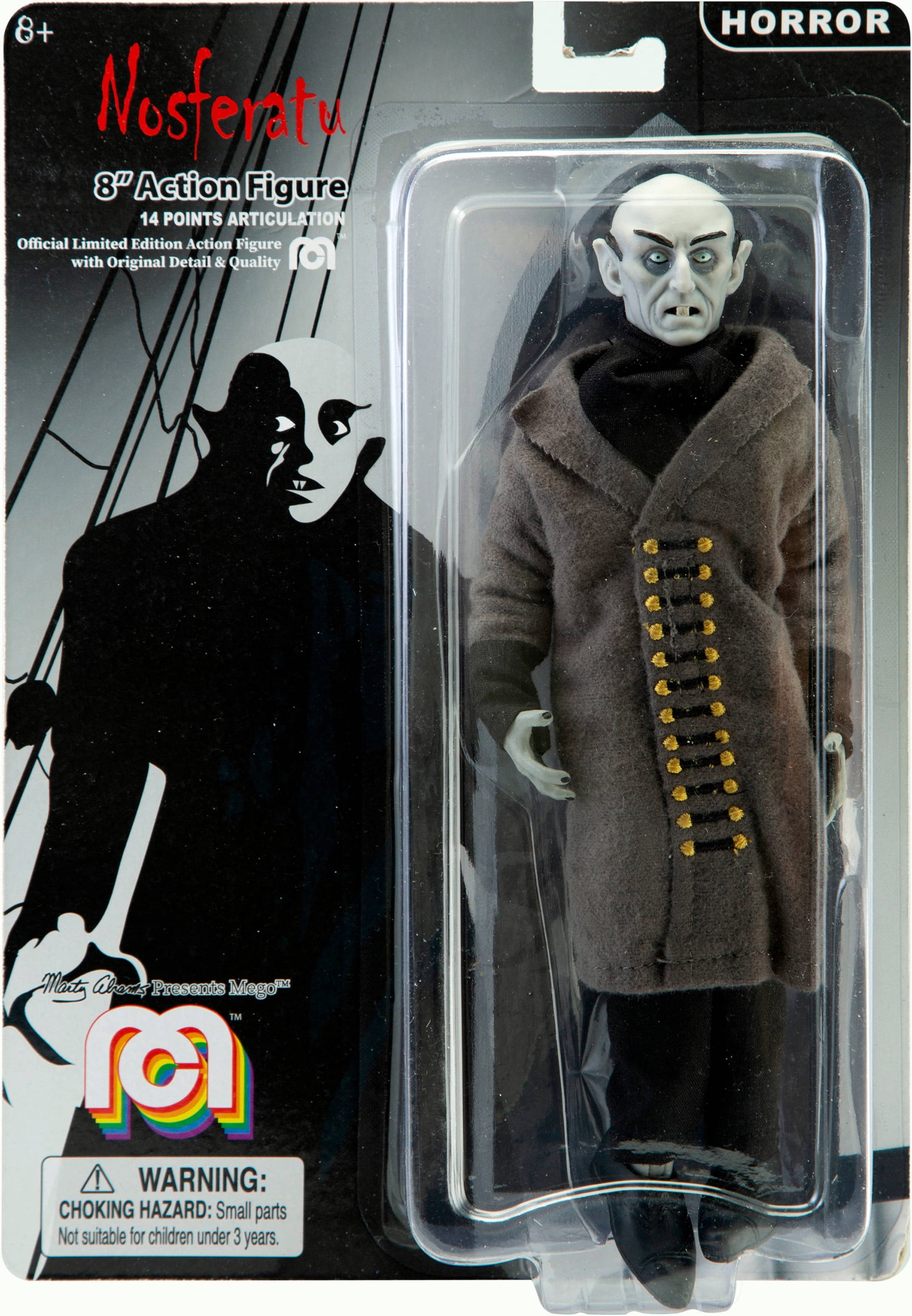 Mego Action Figure, 8” Nosferatu, Count Orlok (Limited Edition ...