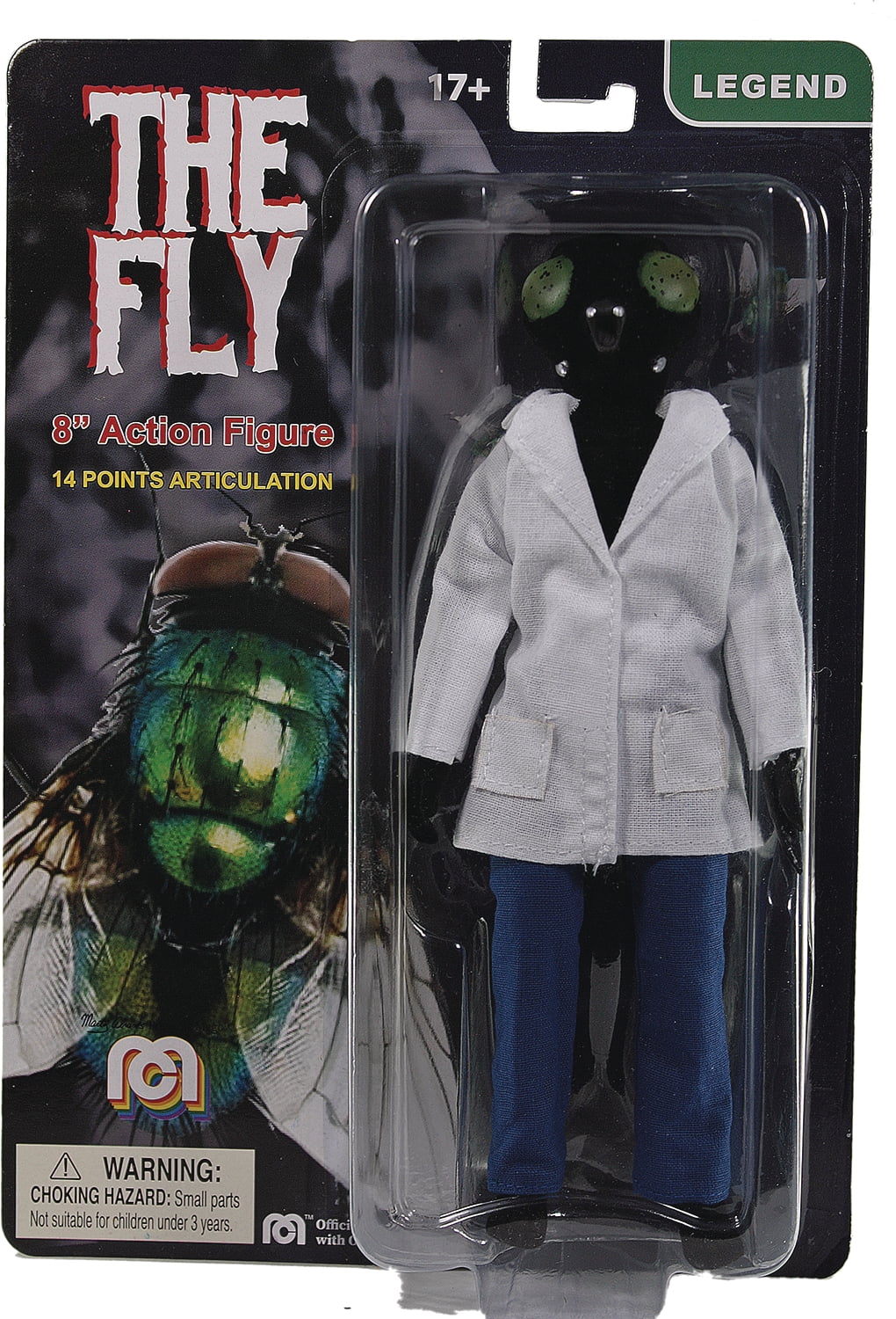 Mego - Horror - Flocked The Fly 8" Action Figure - Walmart.com