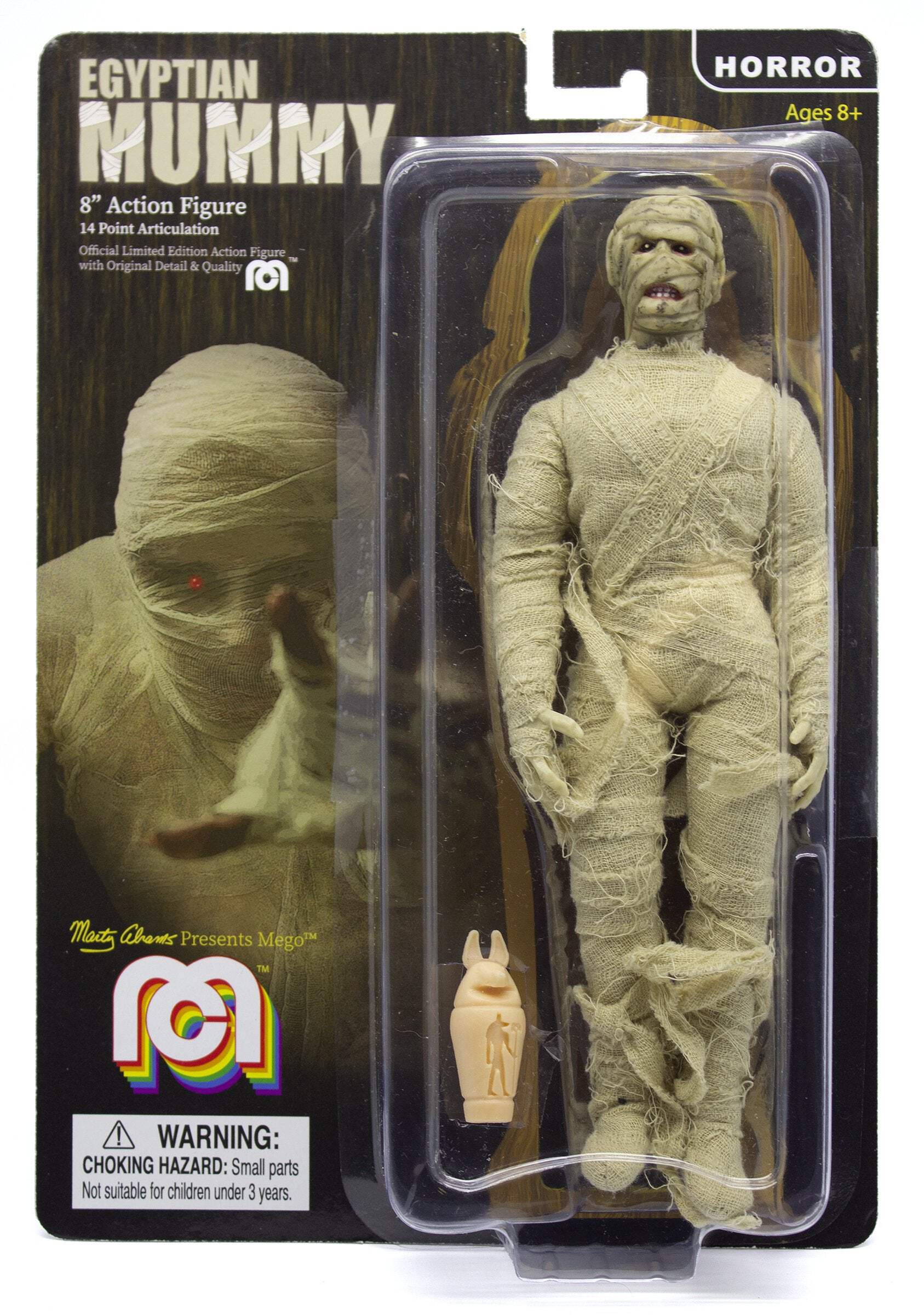 Mego Horror Wave 7 - The Mummy 8" Action Figure - Walmart.com