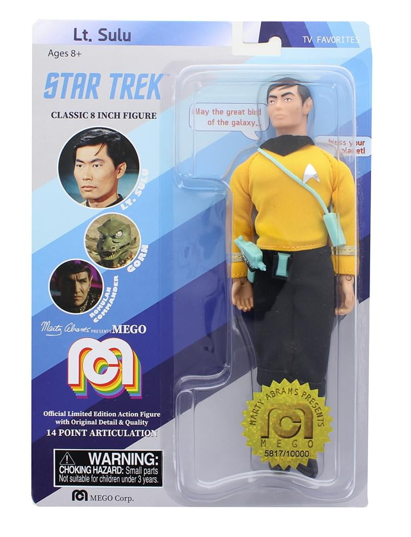 Mego Star Trek Sulu Action Figure 8" - Walmart.com