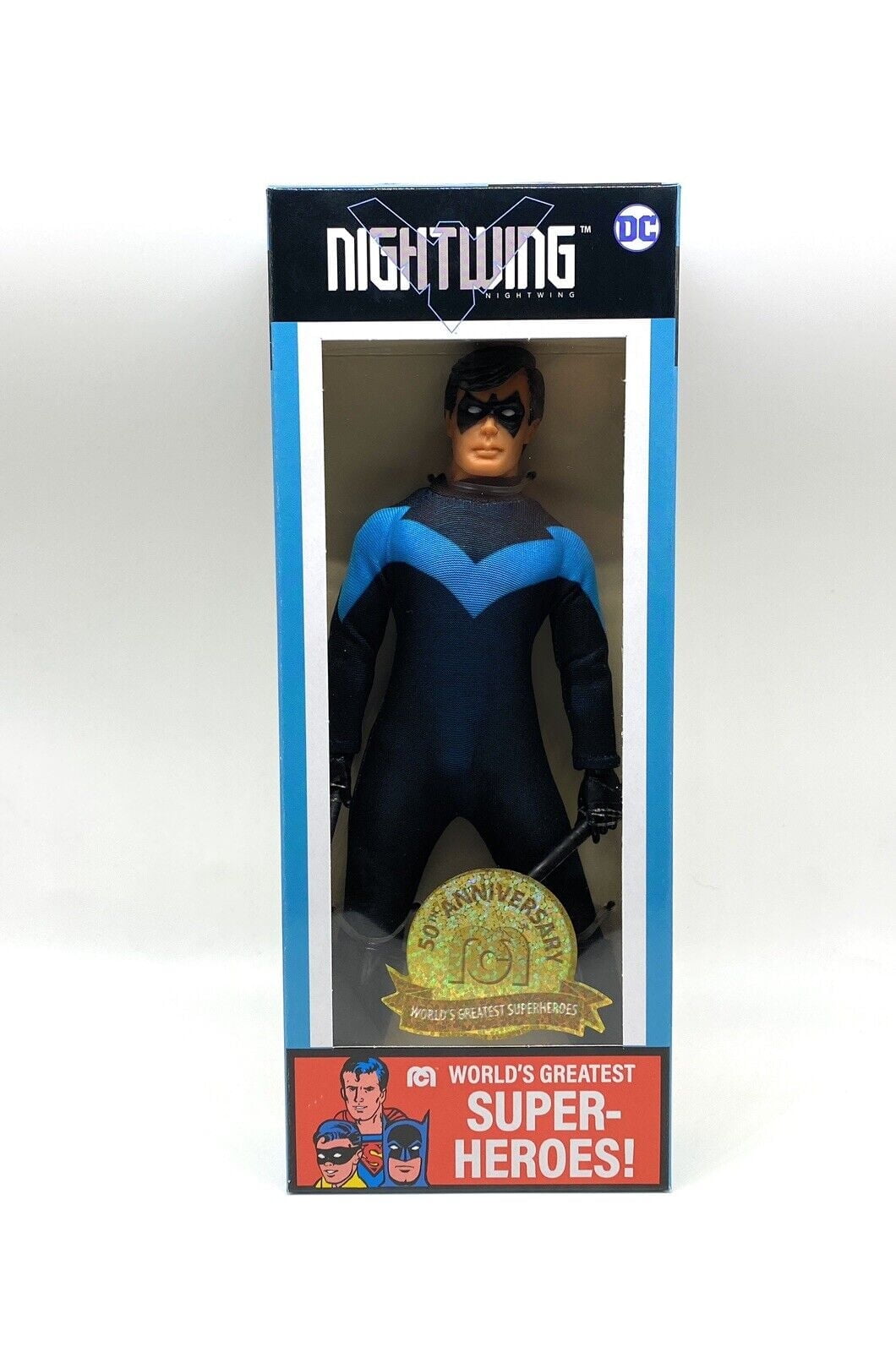 Mego World's Greatest Superheroes Collectible Nightwing Action Figure ...