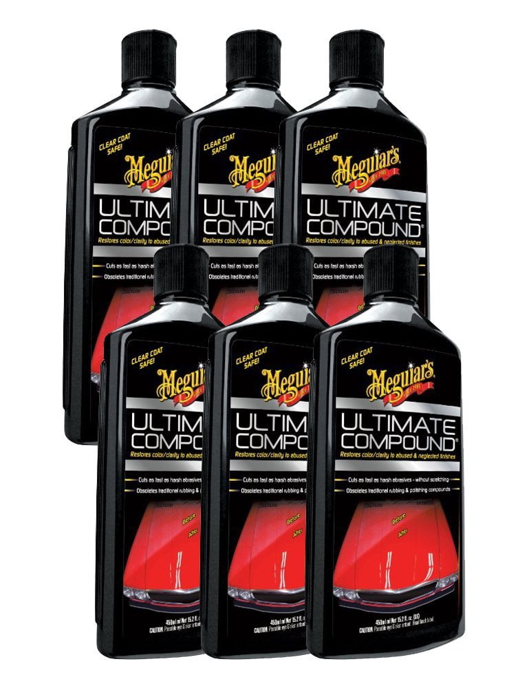 Meguiar's 6 Pack Ultimate Compound 15.2 oz - Fine Zirconia Alumina ...