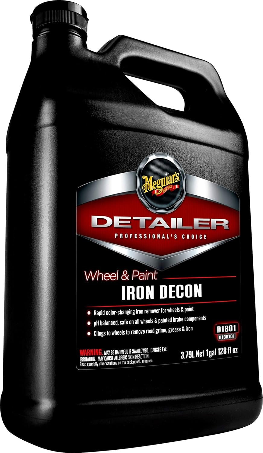 Meguiar's D180101 Detailer Wheel & Paint Iron Decon 3.79L Iron Remover ...