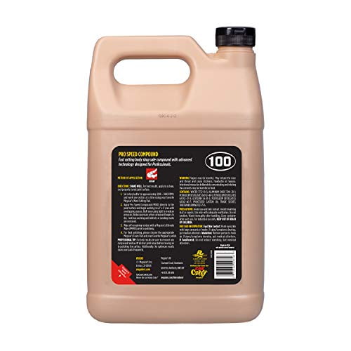 Meguiar's M10001 Mirror Glaze Pro Speed Compound - Removes Deep ...